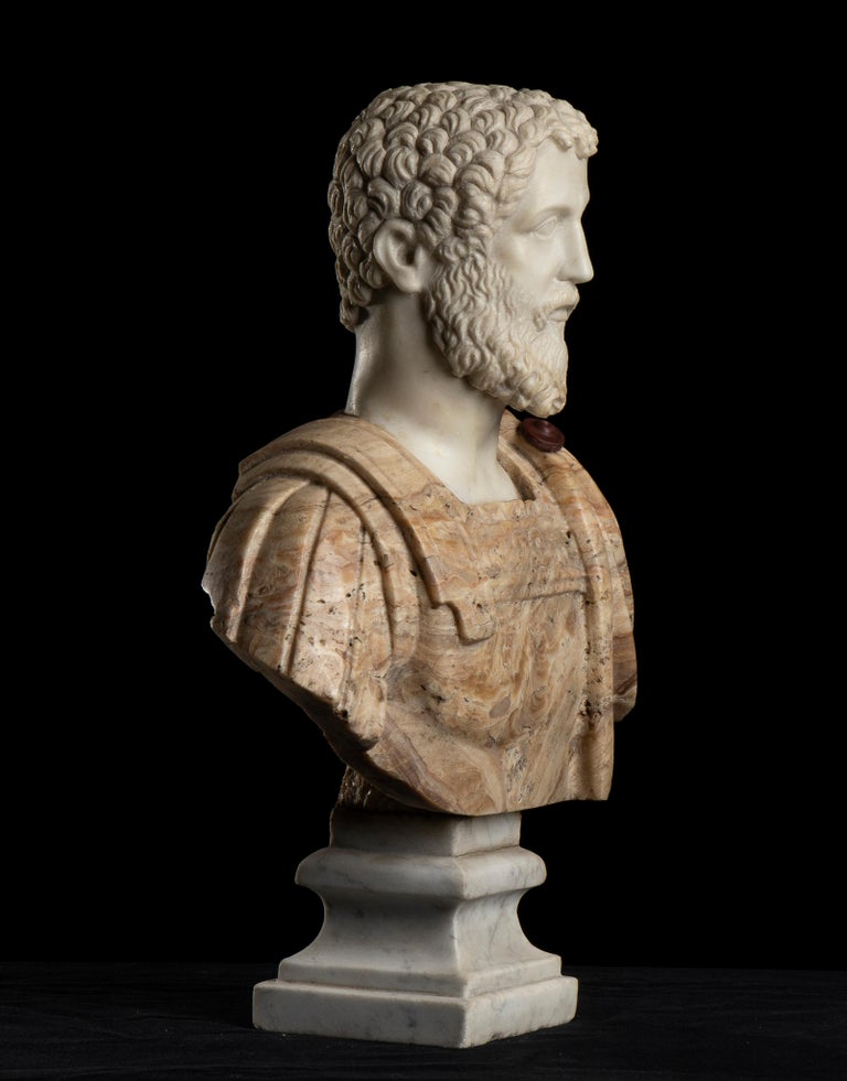 Unknown - Sculpture Bust Portrait Of Roman Emperor Septimius Severus ...