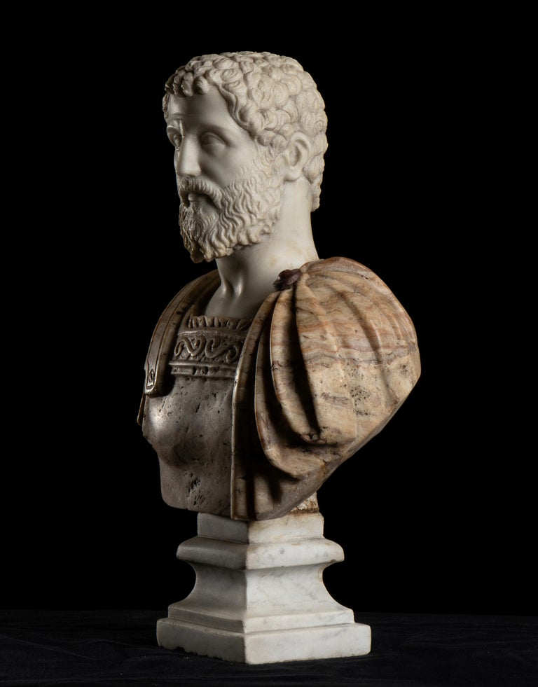 Unknown - Sculpture Bust Portrait Of Roman Emperor Septimius Severus ...