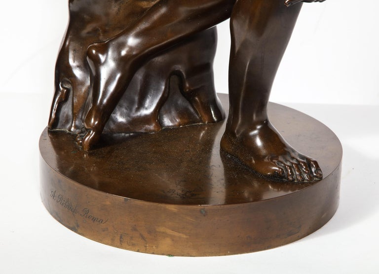 Unknown - The Discobolus of Myron, Exceptional Italian Bronze Sculpture ...