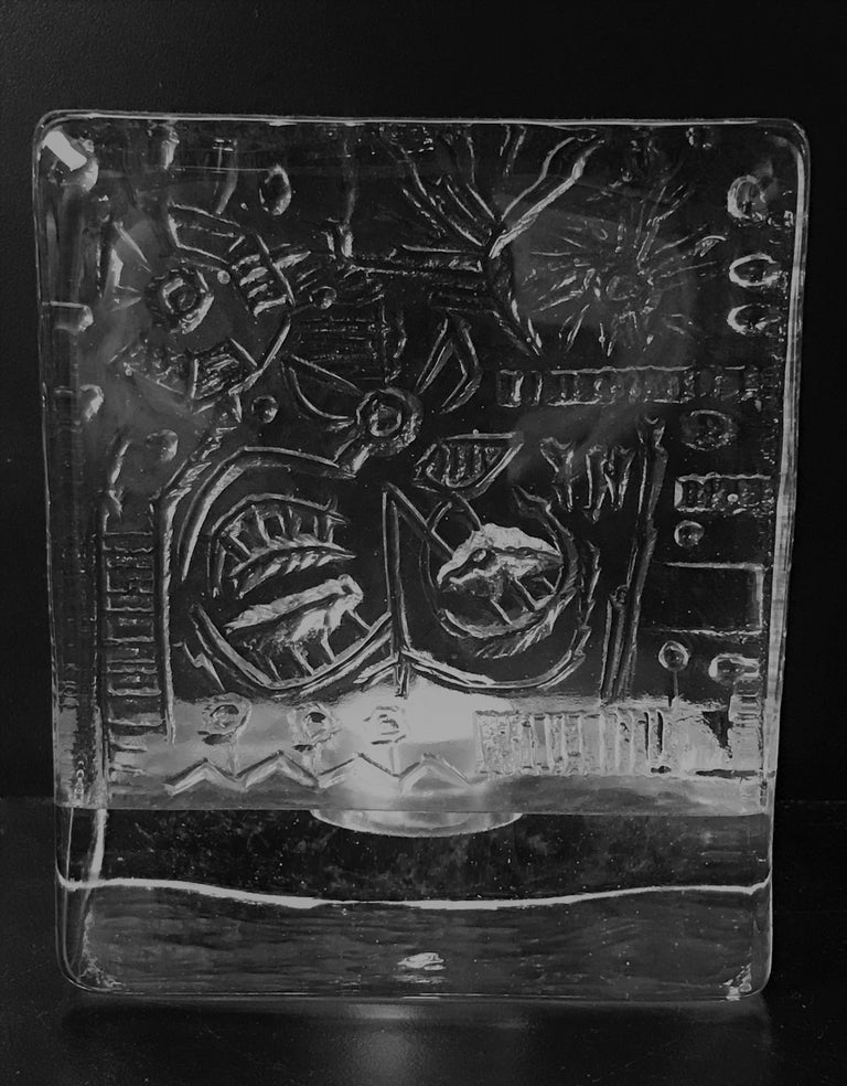 Uno Westerberg Pukeberg Sweden Brutalist Modern Screened Glass ...