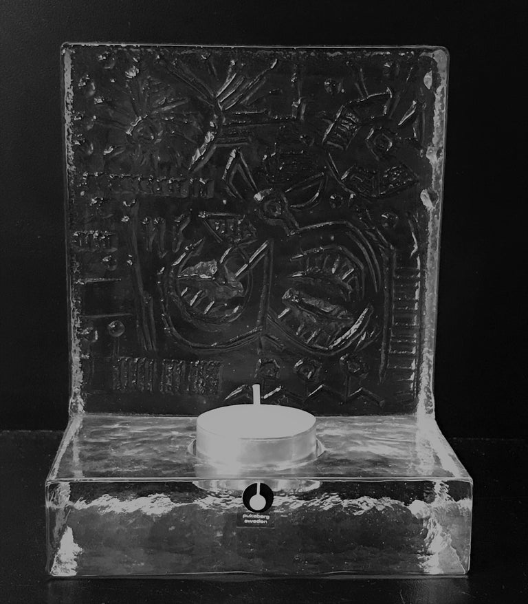 Uno Westerberg Pukeberg Sweden Brutalist Modern Screened Glass ...