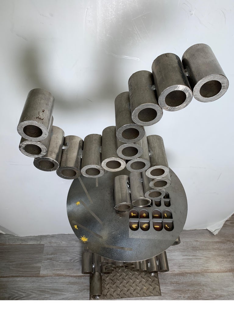 Untitled Floor Sculpture or Side Table by D. Phillips For Sale at 1stDibs