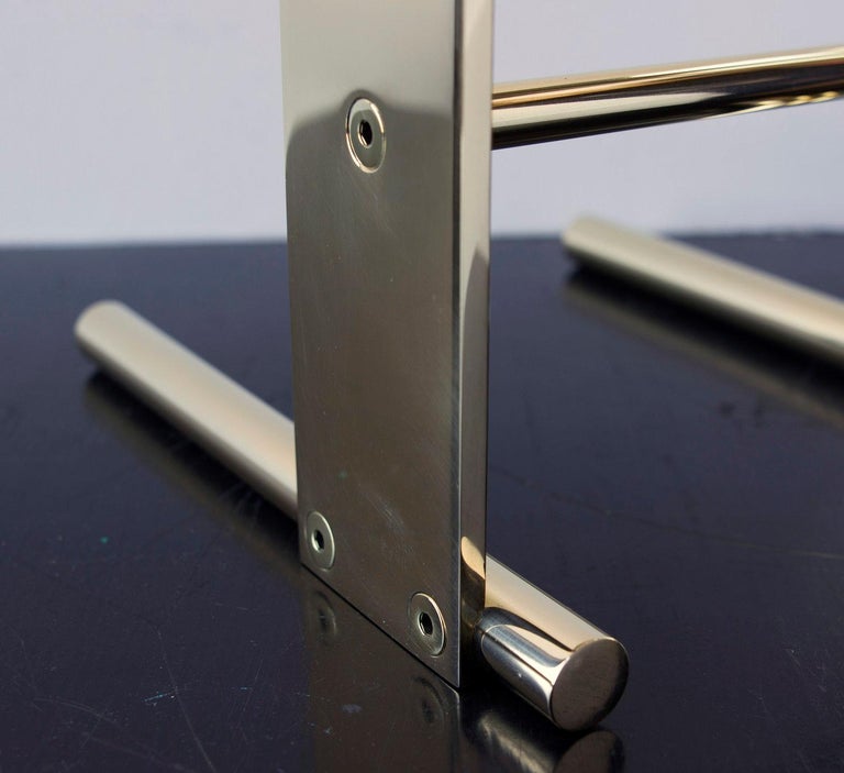 Untitled Side Table Polished Unlacquered Brass Small Accent, End or ...