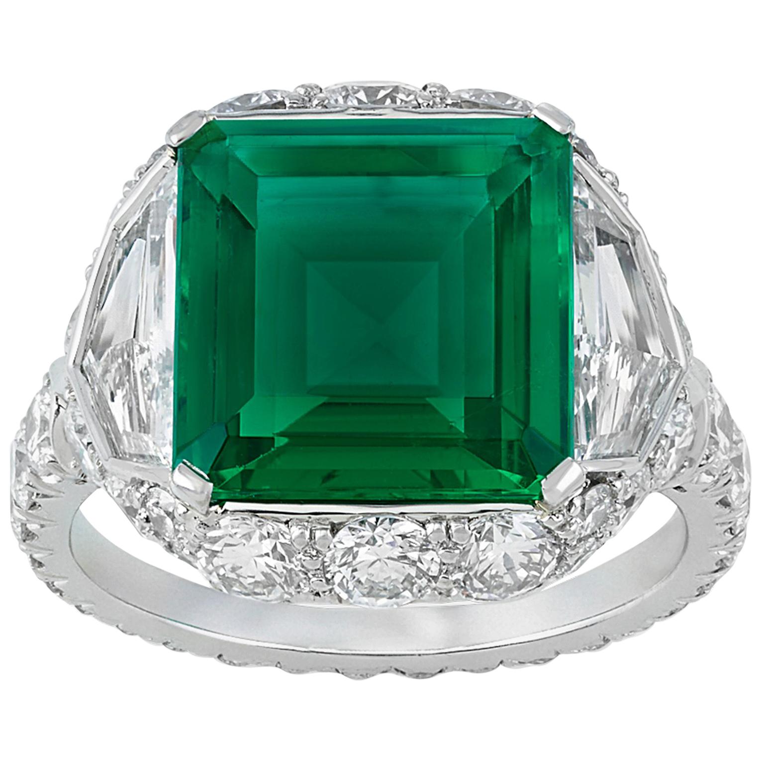 Untreated Colombian Emerald Ring, 4.18 Carat at 1stDibs | untreated ...