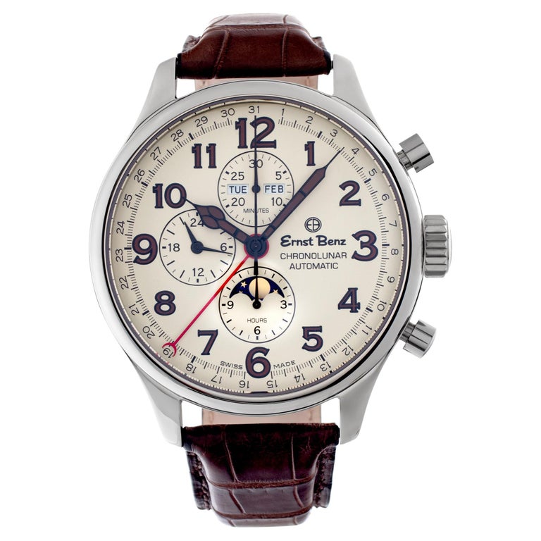 Ernst Benz Chronolunar 10300, neuf et inutilis En vente sur 1stDibs