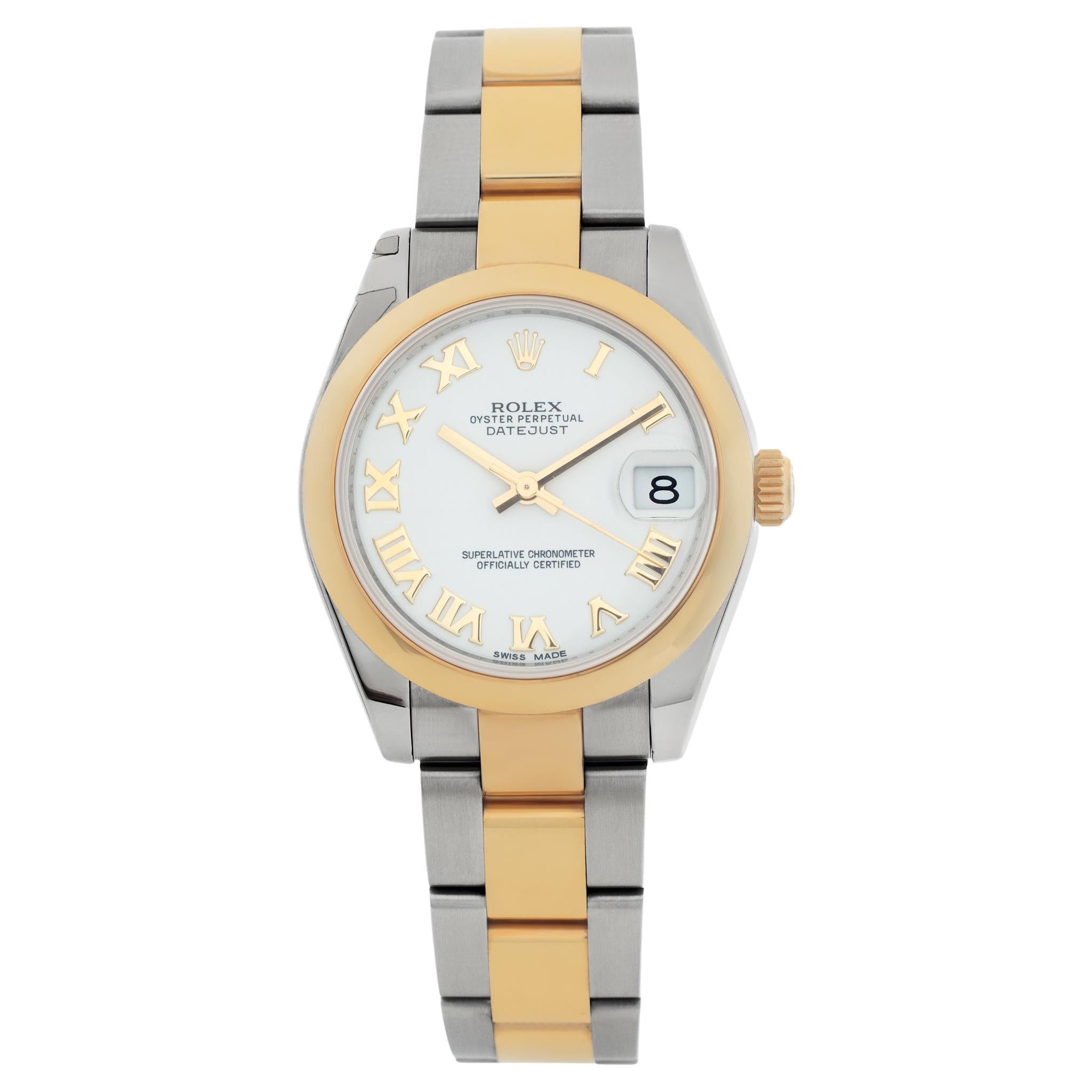Rolex Datejust 31 Mother of Pearl Diamond Stainless Steel and Yellow ...
