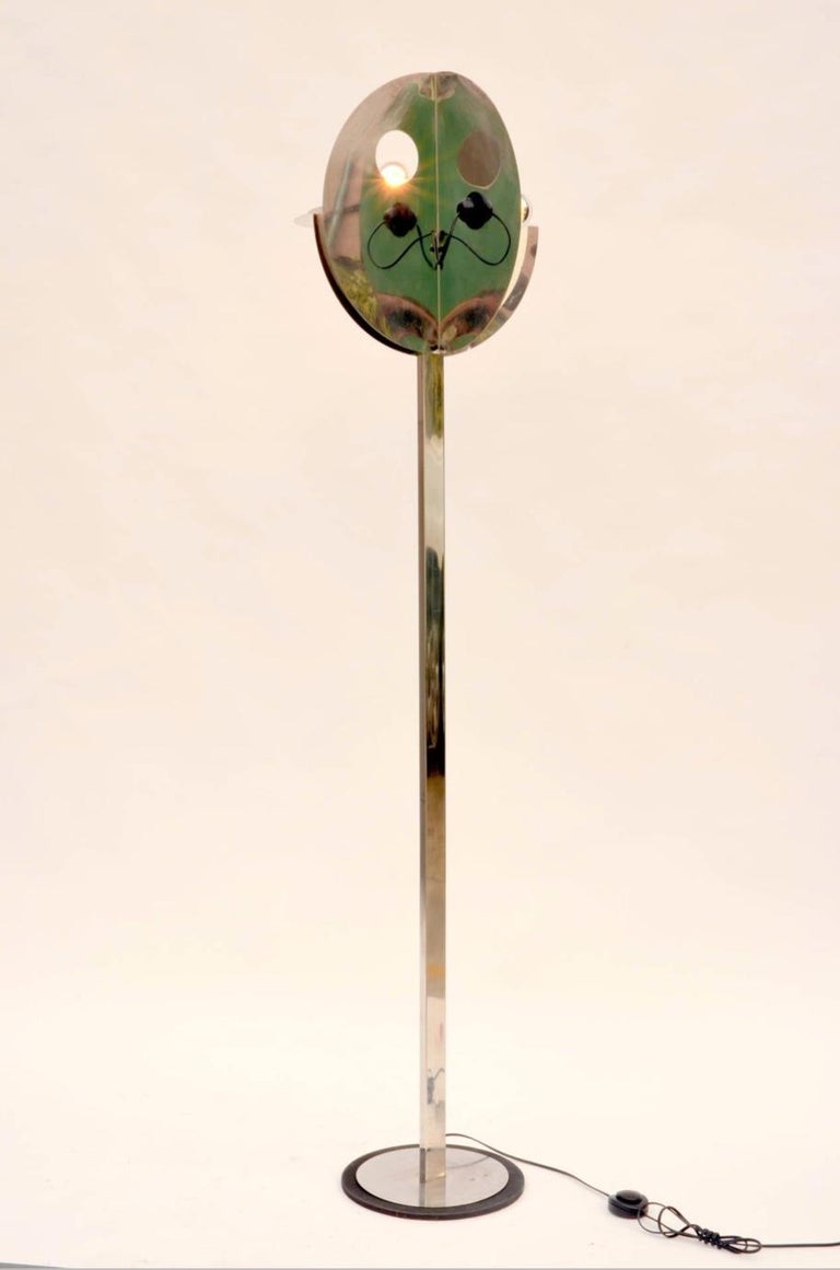 Unusual 1970s Floor Lamp in the Style of Yonel Lebovici For Sale at 1stDibs