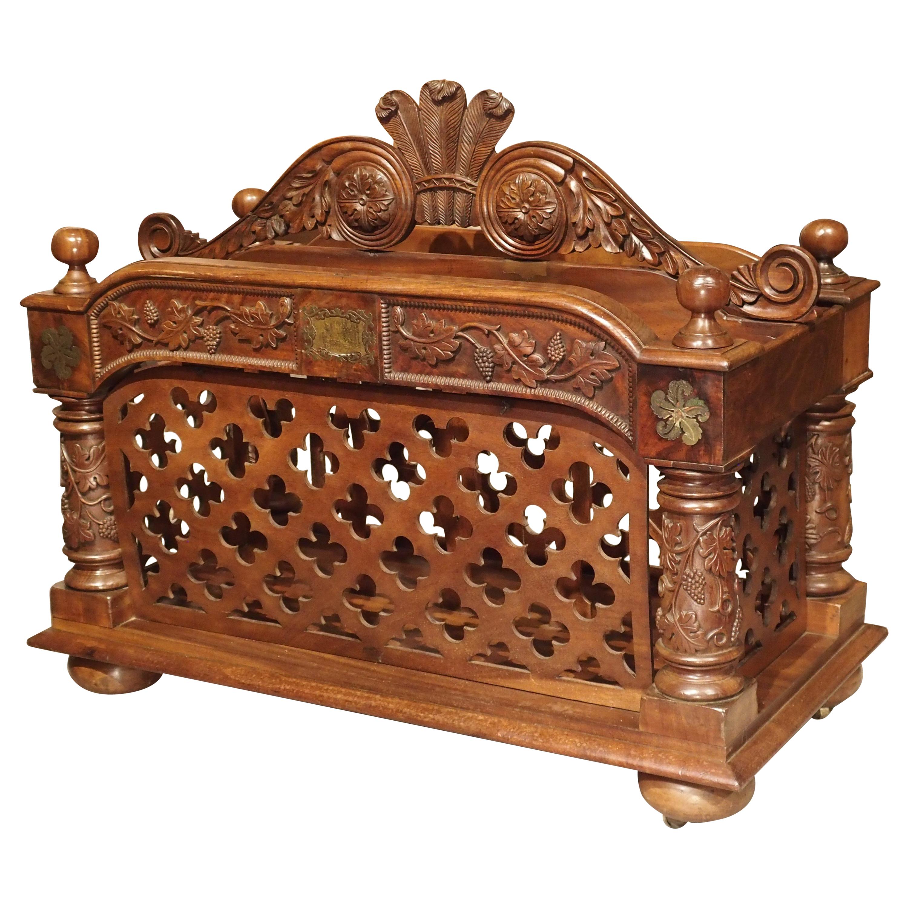 19th Century Black Forest Walnut Wood Cave A Liqueur from France For ...