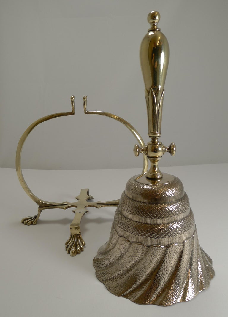 Unusual Antique English Dinner Bell, circa 1860 at 1stDibs