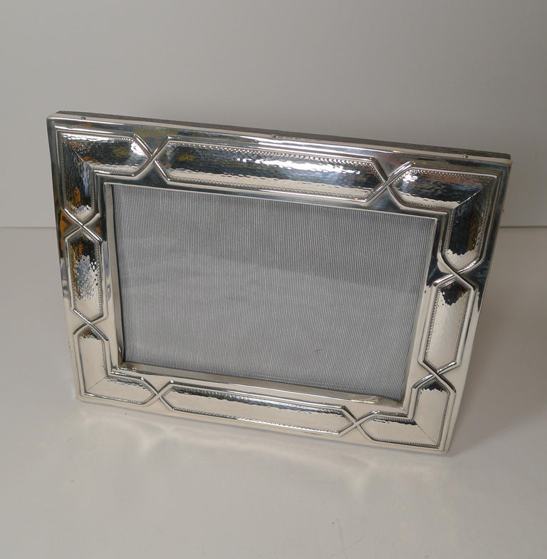Unusual Antique English Sterling Silver Photograph / Picture Frame ...