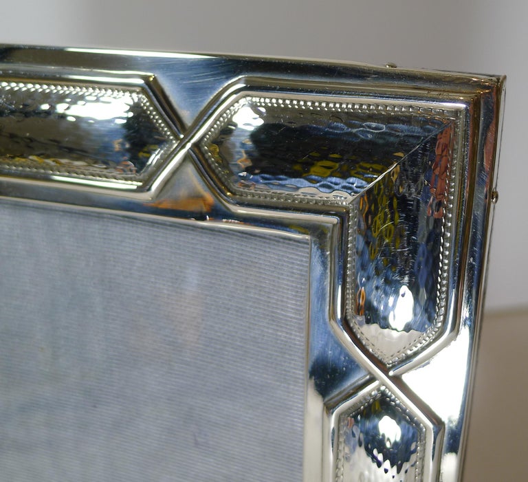 Unusual Antique English Sterling Silver Photograph / Picture Frame ...
