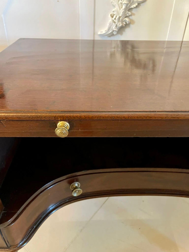 Unusual Antique George III Mahogany Silver/Bedside Table For Sale at ...