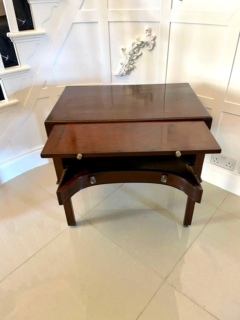 Unusual Antique George III Mahogany Silver/Bedside Table For Sale at ...
