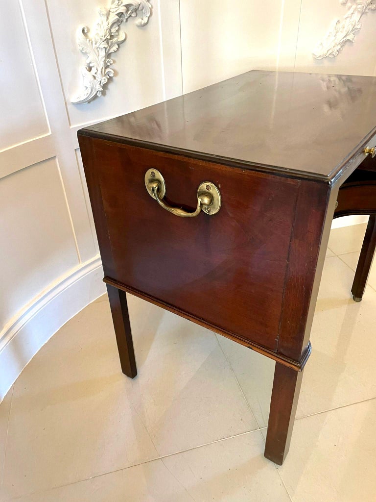 Unusual Antique George III Mahogany Silver/Bedside Table For Sale at ...