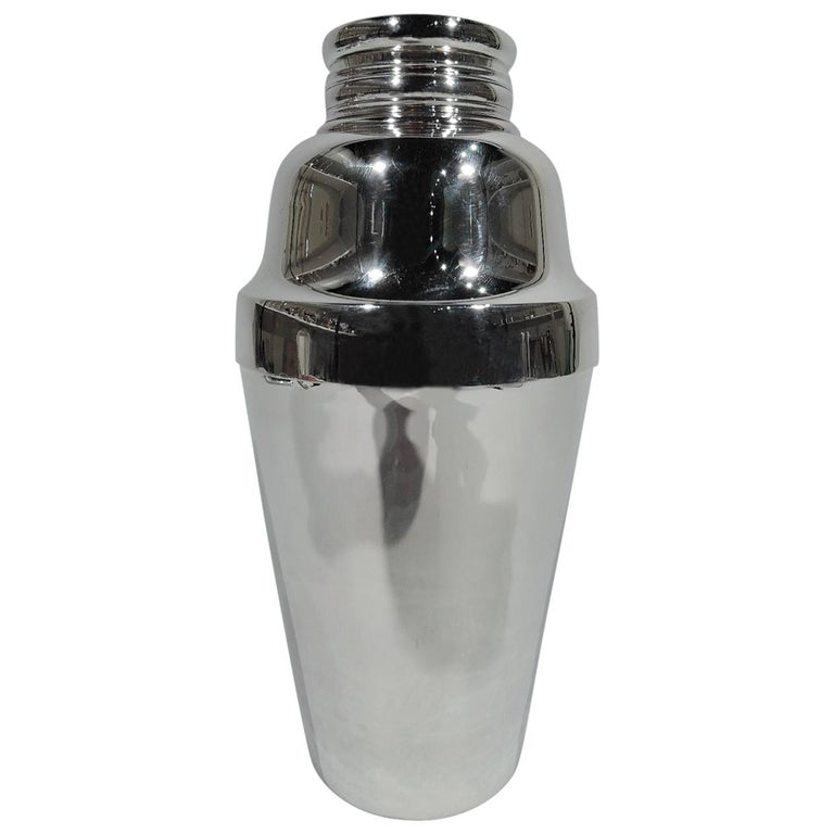 Unusual Antique Tiffany Sterling Silver Cocktail Shaker For Sale at 1stDibs