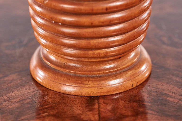Unusual Antique Treen Money Box For Sale at 1stDibs