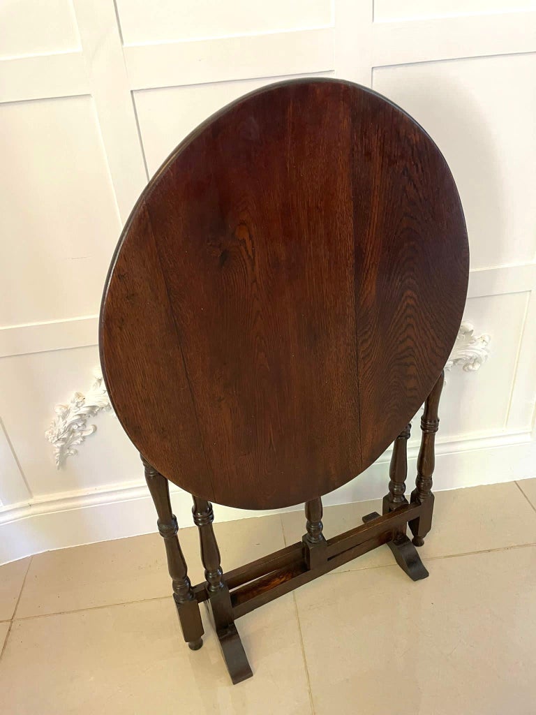 Unusual Antique Victorian Quality Oak Coaching Table For Sale at 1stDibs