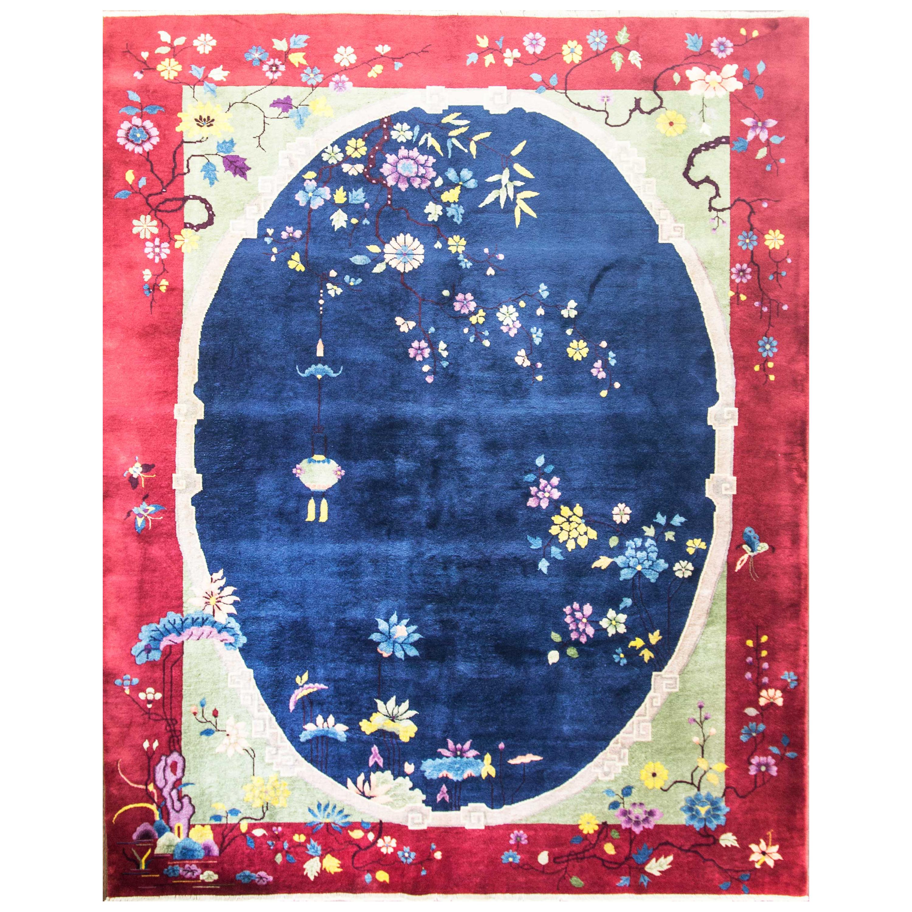 Antiker Chinesischer Art D co Teppich Im Angebot Bei 1stDibs