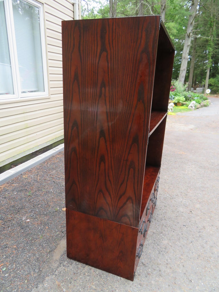 Unusual Baker Chinoiserie Modular Chest Bookcase Shelf Mid-Century ...