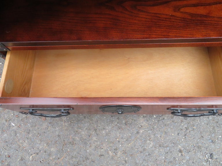 Unusual Baker Chinoiserie Modular Chest Bookcase Shelf Mid-Century ...