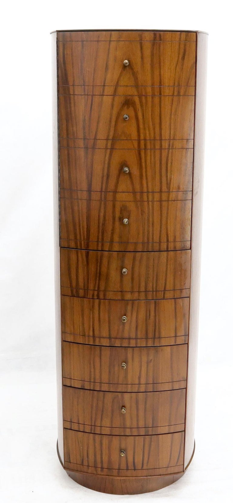 Unusual Double Sided Swivel Cylinder Shape Dresser Cheval Mirror Combo ...