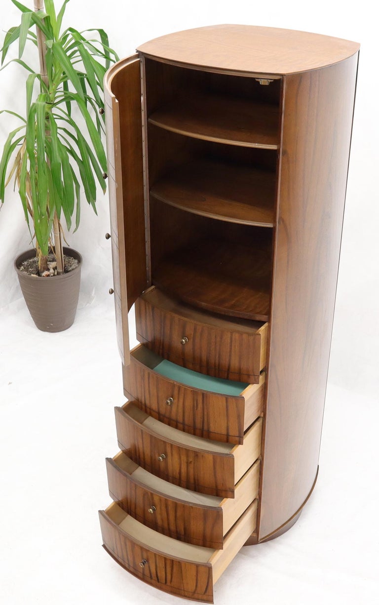 Unusual Double Sided Swivel Cylinder Shape Dresser Cheval Mirror Combo ...