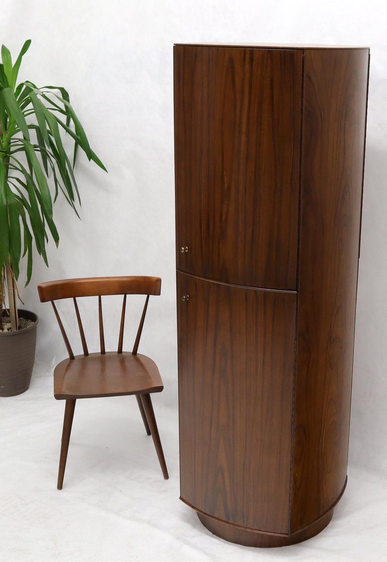 Unusual Double Sided Swivel Cylinder Shape Dresser Cheval Mirror Combo ...