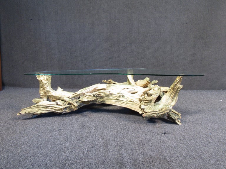 Unusual Driftwood Coffee Table at 1stDibs