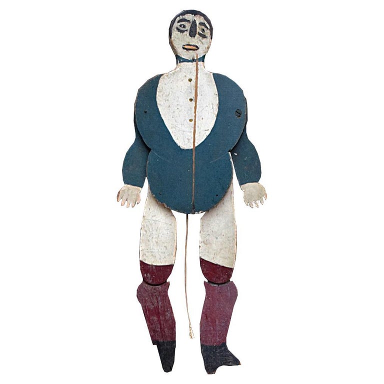 Unusual Early 20th Century Folk art Jumping Jack Figure at 1stDibs