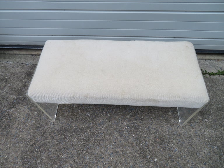 Unusual Lucite Piano Bench Mid-Century Modern For Sale at 1stDibs ...