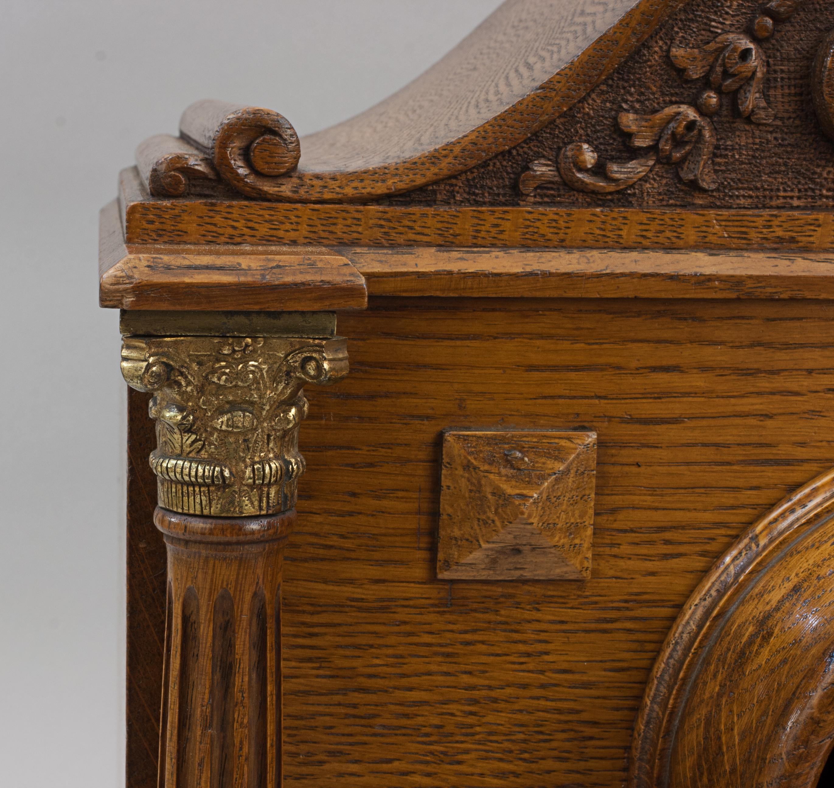 Unusual Masonic Oak Ballot Box. For Sale at 1stDibs