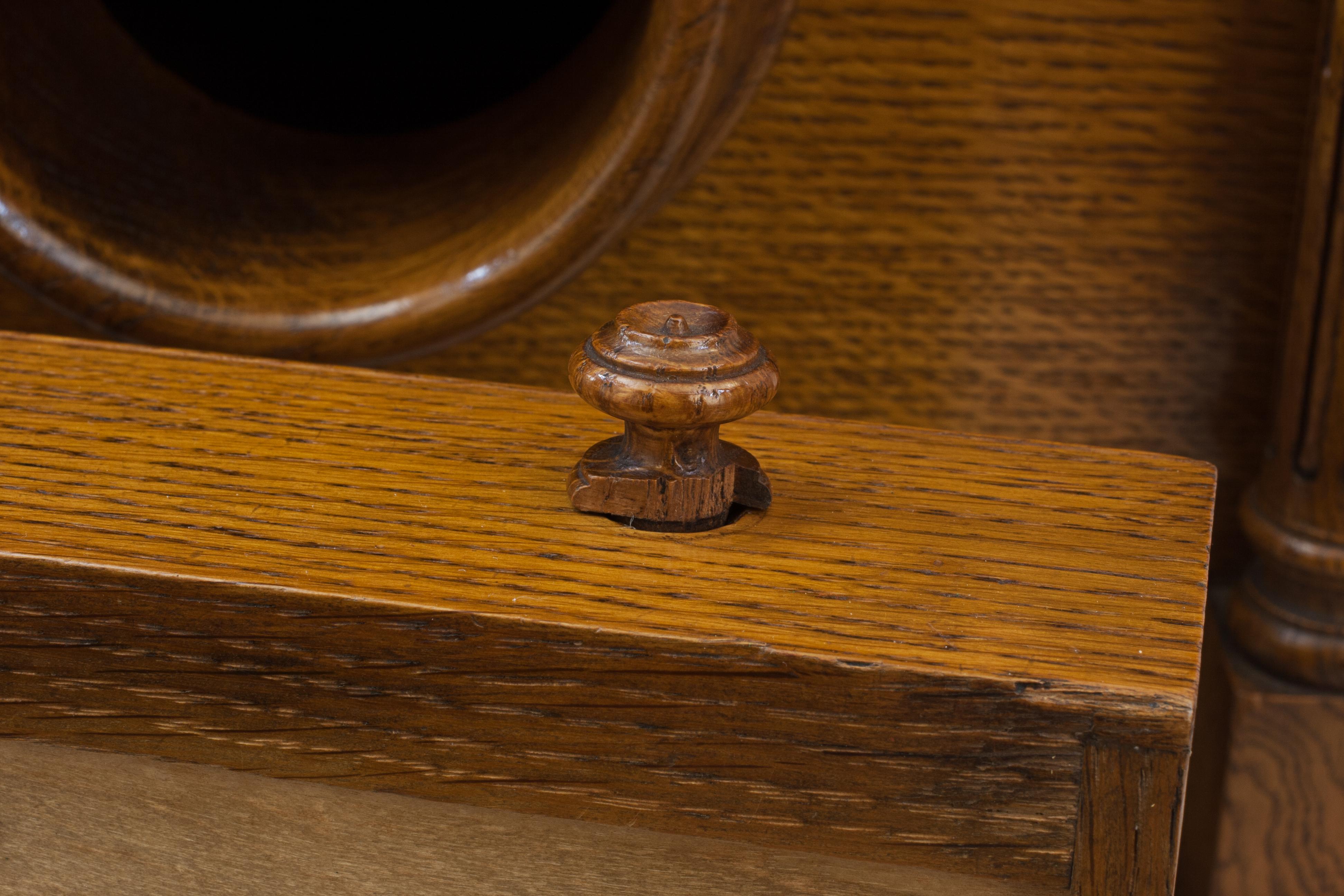 Unusual Masonic Oak Ballot Box. For Sale at 1stDibs