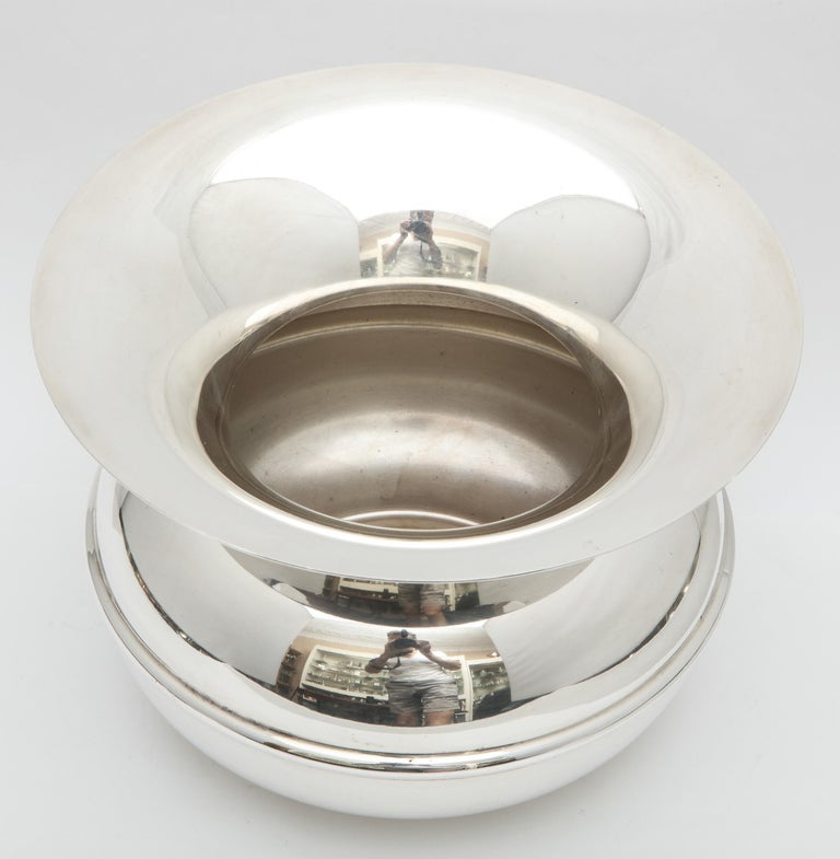 Unusual Mid-Century Sterling Silver Spittoon by Tiffany and Co. at 1stDibs