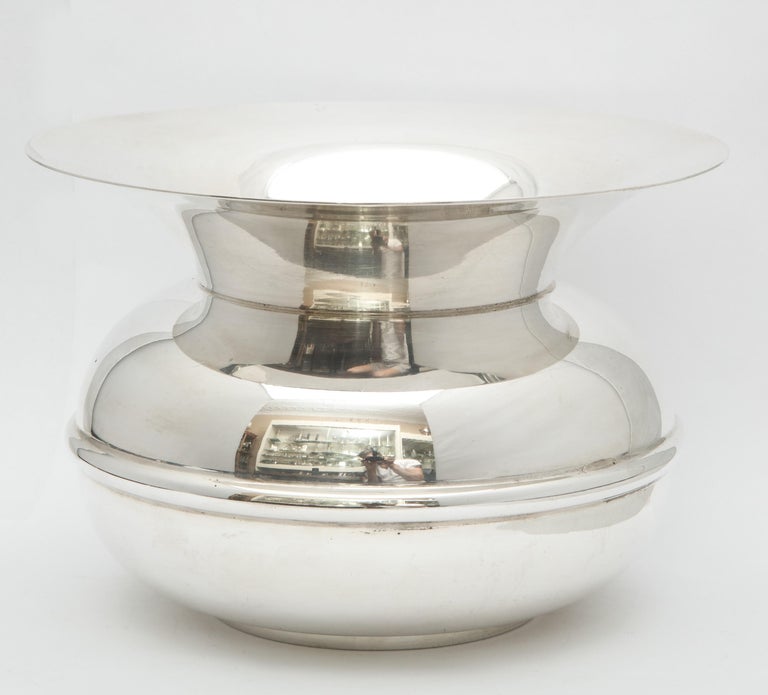 Unusual Mid-Century Sterling Silver Spittoon by Tiffany and Co. at 1stDibs