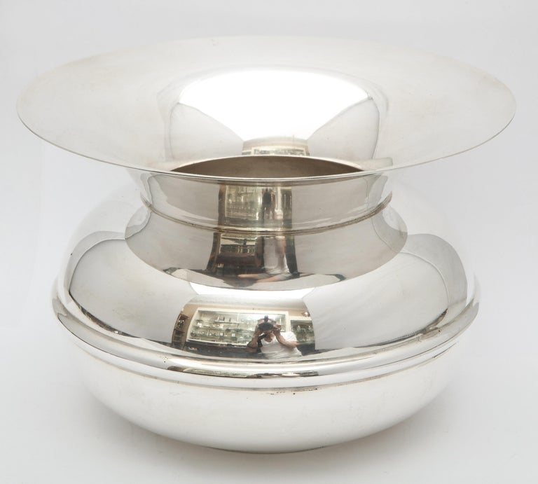 Unusual Mid-Century Sterling Silver Spittoon by Tiffany and Co. at 1stDibs