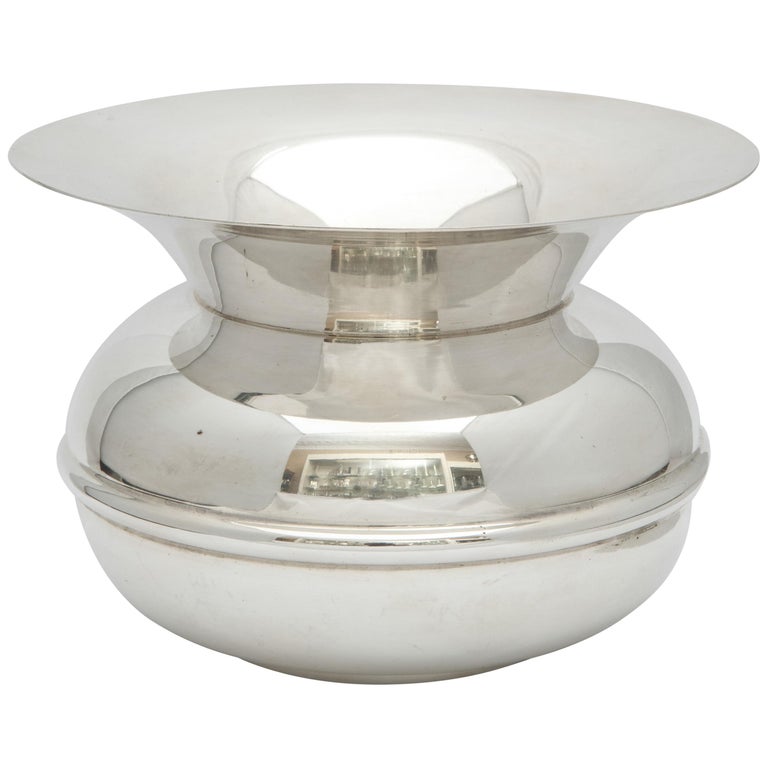 Unusual Mid-Century Sterling Silver Spittoon by Tiffany and Co. at 1stDibs