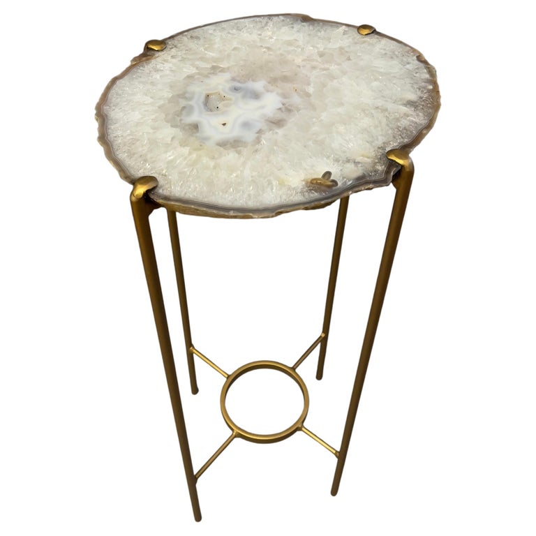 Unusual Modern Handcrafted Geode Table For Sale at 1stDibs