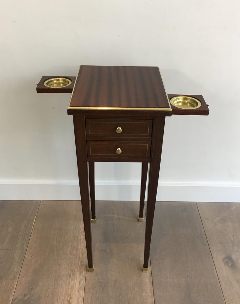 Unusual Neoclassical Small Drawers Table with Sliding Ashtrays at ...