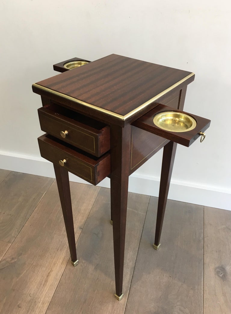 Unusual Neoclassical Small Drawers Table with Sliding Ashtrays at ...