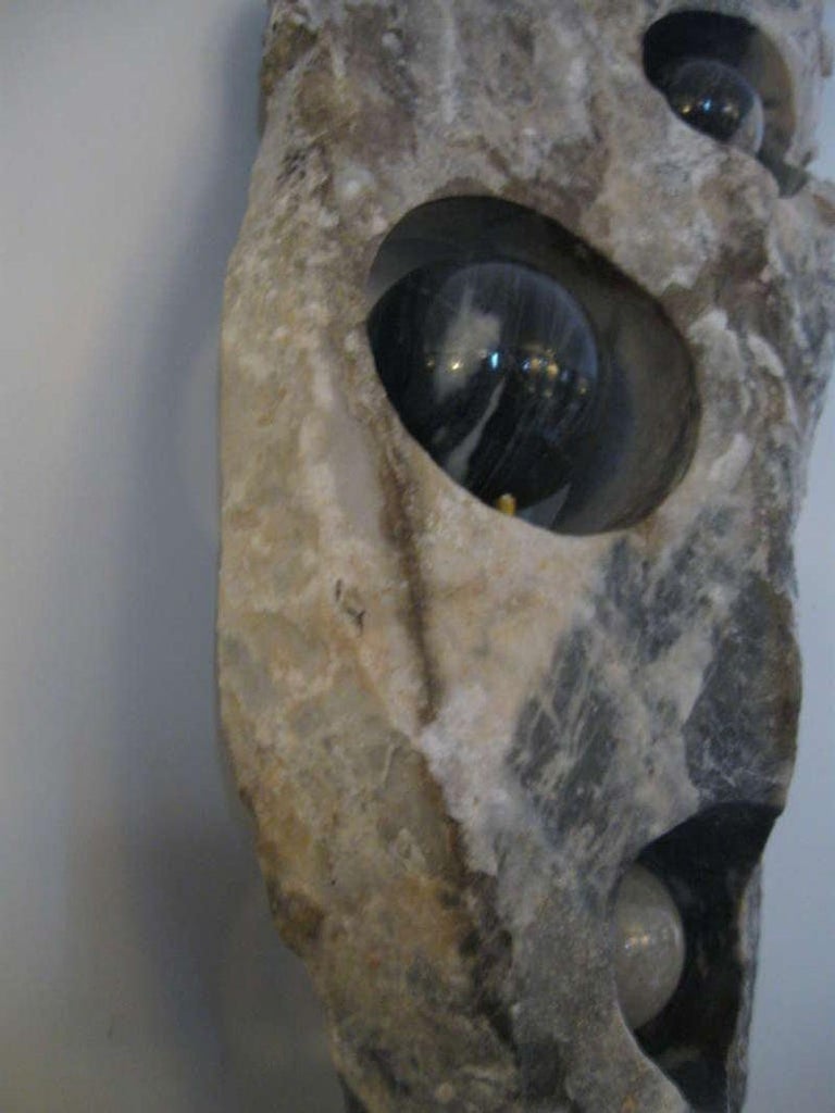 Unusual Orca Marble Free Form Sculpture For Sale at 1stDibs