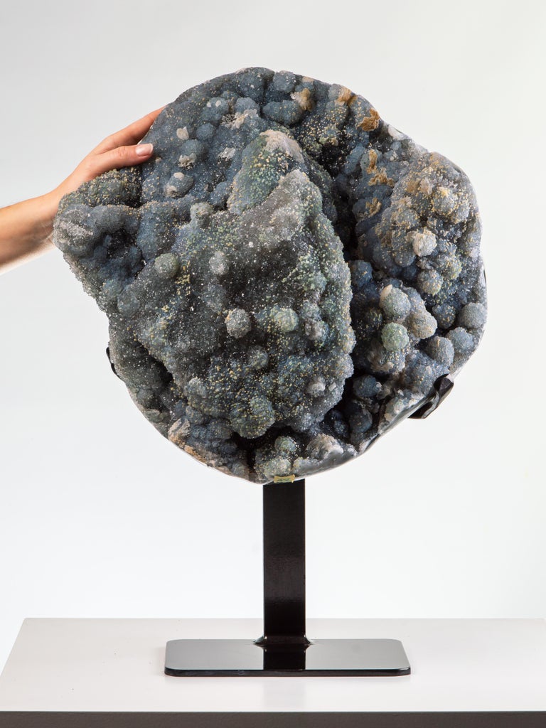 Unusual Organic Green-Blue Quartz Cluster For Sale at 1stDibs