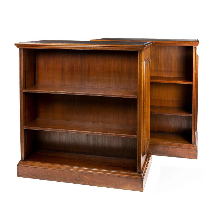 Unusual Pair of Double Sided Bookcases by Waring and Gillow at 1stDibs