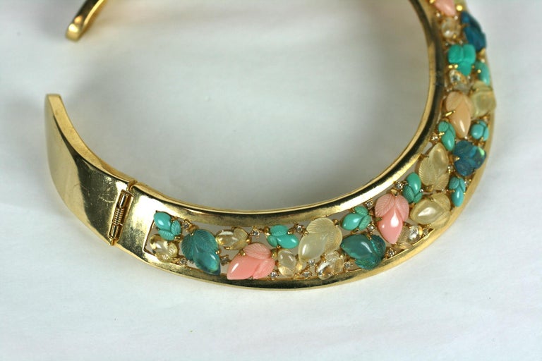 Unusual Pastel Fruit Salad Collar For Sale at 1stDibs