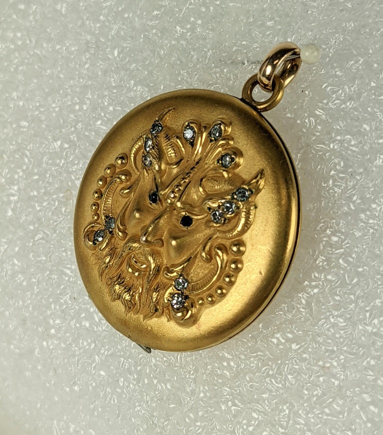 Unusual Victorian Devil Locket For Sale at 1stDibs