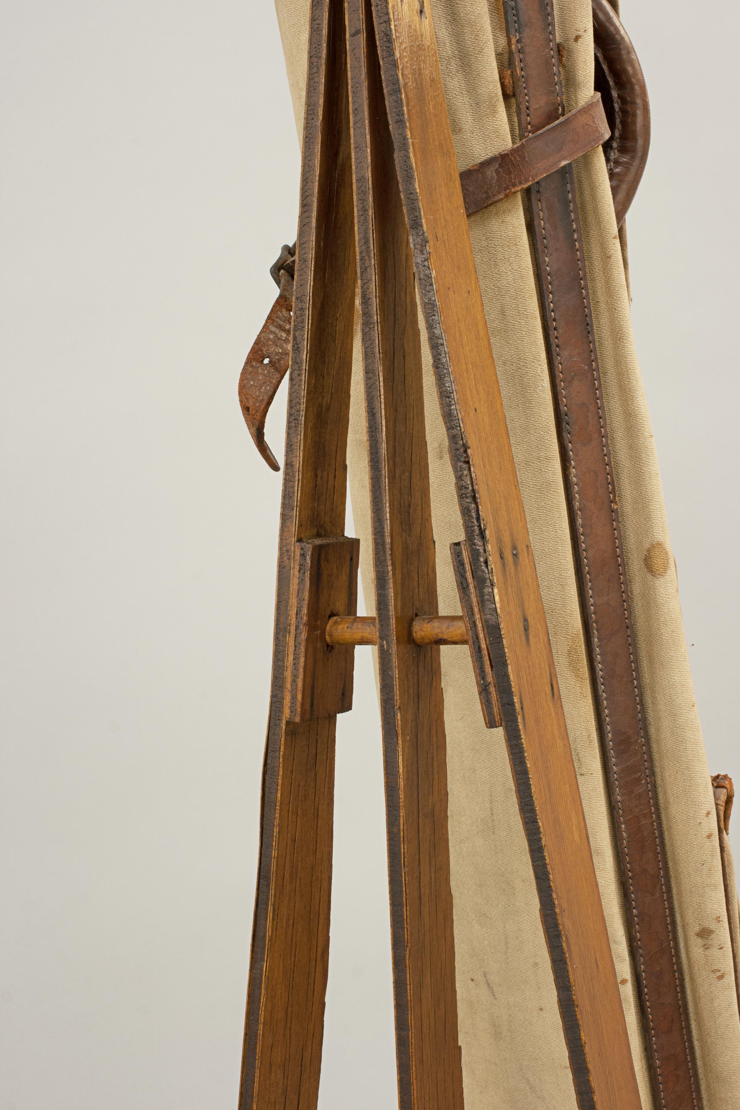Unusual Wooden Trolley, Golf Club Carrier, Caddy Stand for Golf Bag ...