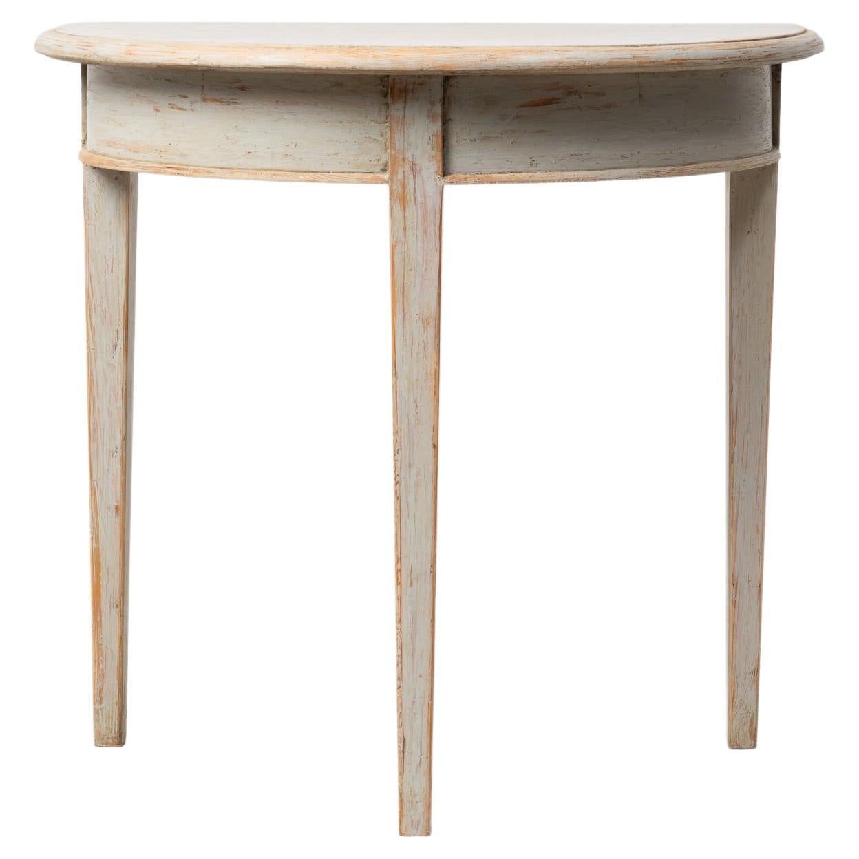 Bar Harbor Sea Grass Demi-lune Table at 1stDibs