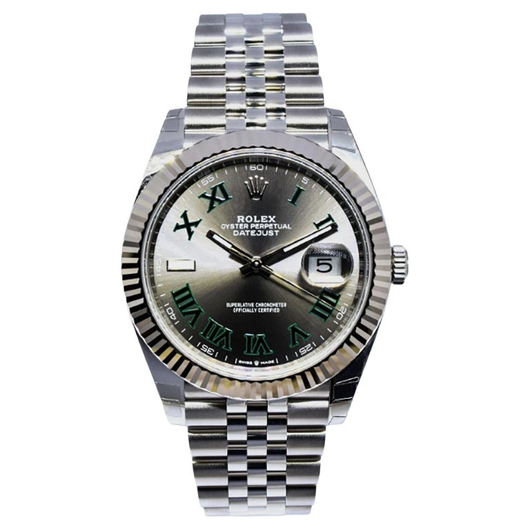 UNWORN Rolex Datejust in Stainless Steel with Wimbledon Dial REF 126334 ...