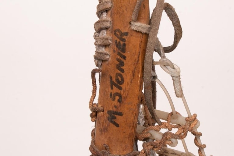 Upcycled Lacrosse Stick Toilet Paper Holder For Sale at 1stDibs