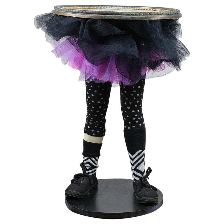 Upcycled Mannequin Tutu Table, 20th Century For Sale at 1stDibs