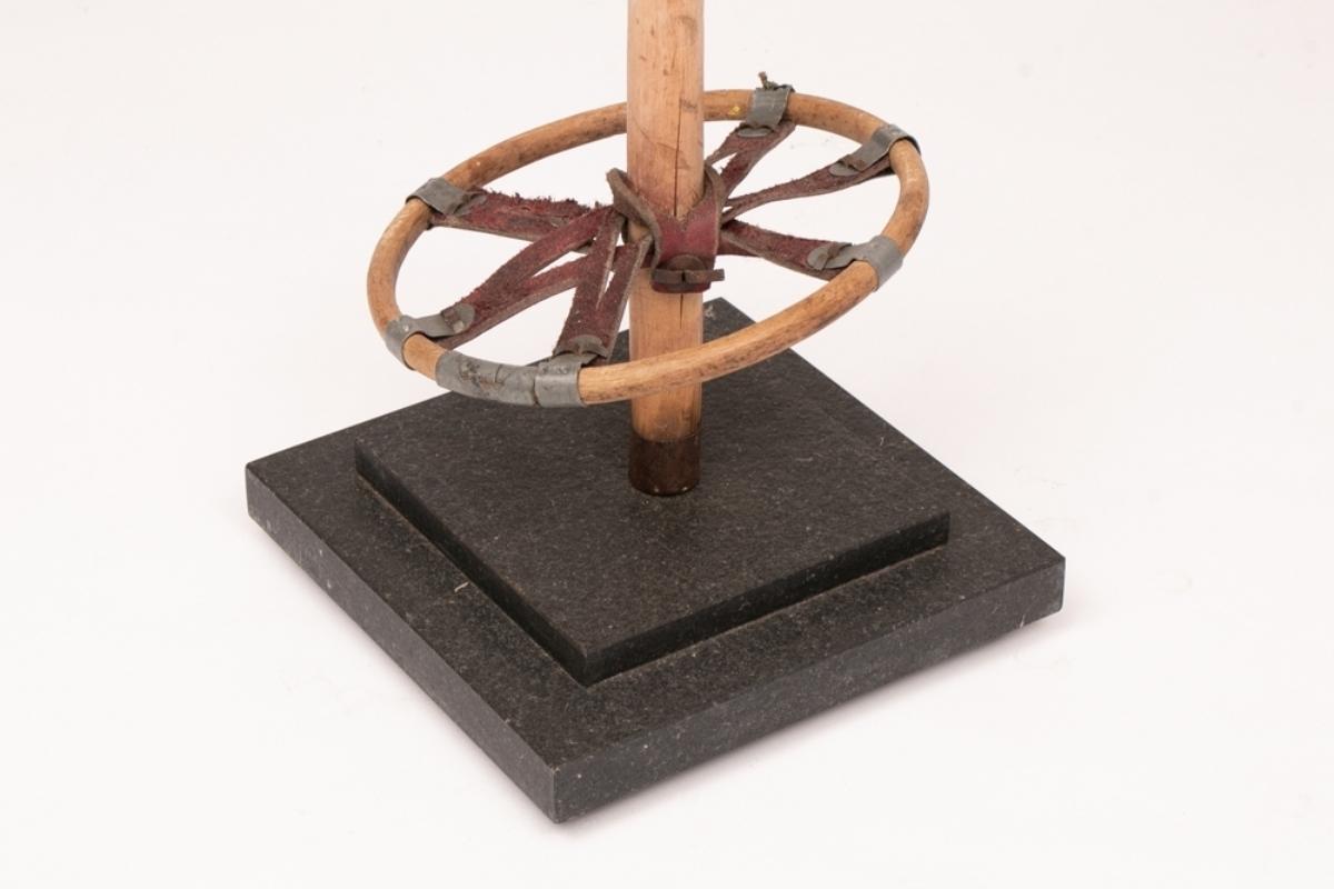 Upcycled Ski Stick Toilet Paper Holder For Sale at 1stDibs